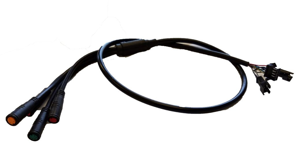 Mountain Bike 48 Volt Wiring Harness Controller to LCD (Female Plug En ...